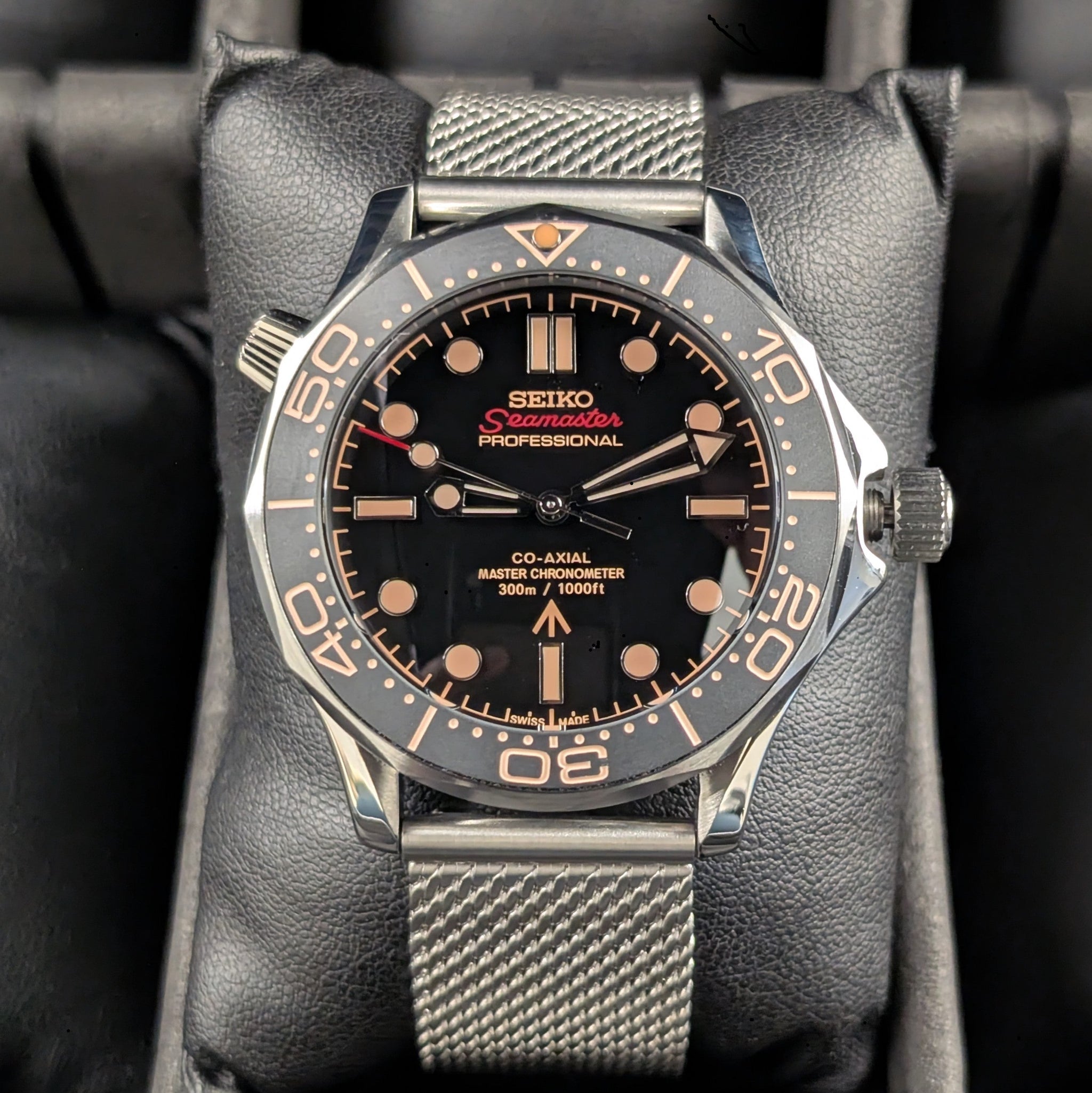 Custom Seiko Mod Seamaster SMP300 Classic Homage